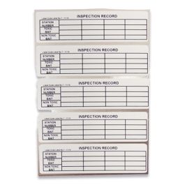 Warning/Inspection Record Labels - Killgerm Chemicals Ltd